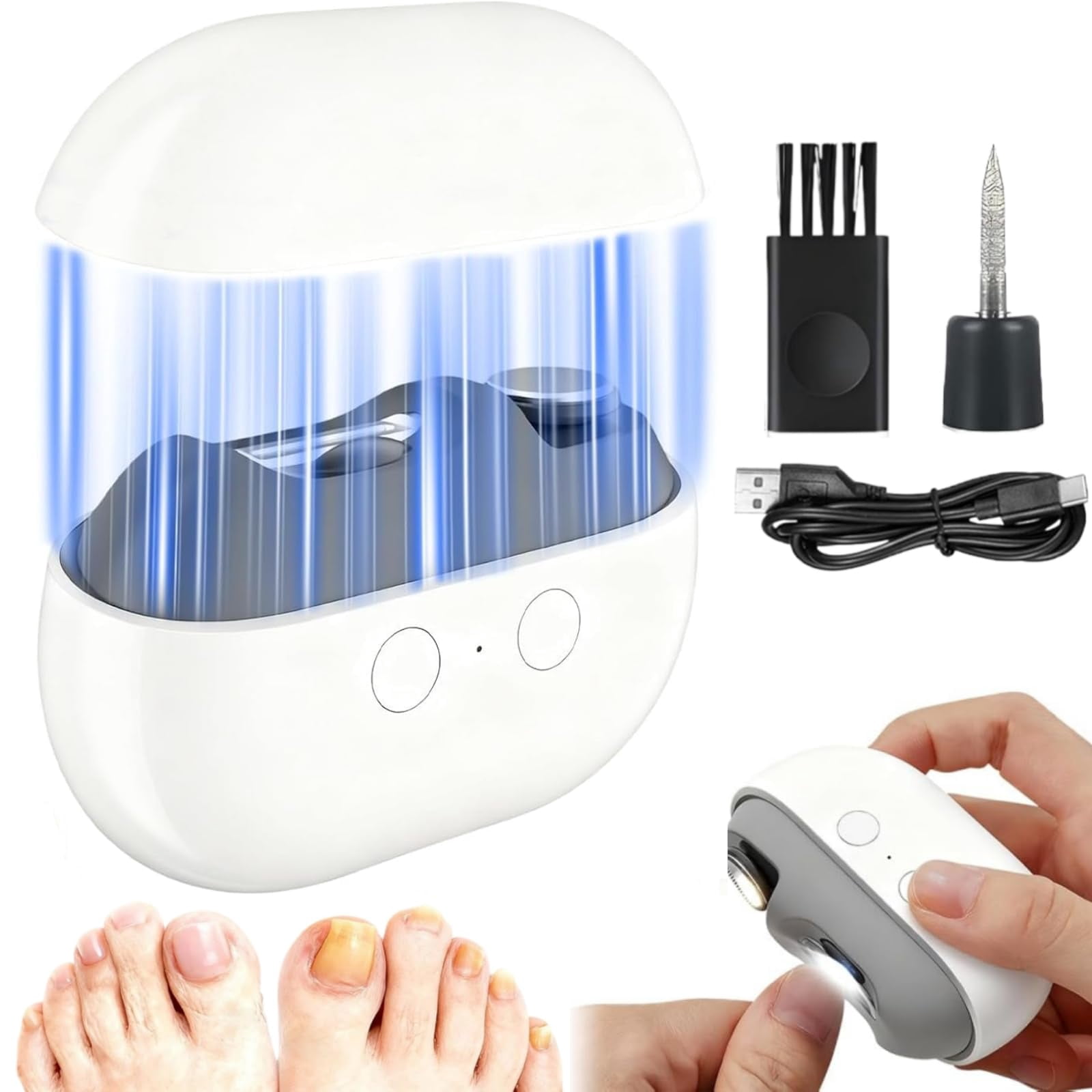 Fanyil Easy Clip Nail Clippers,Easyclip Smart Nail Clipper,Electric ...