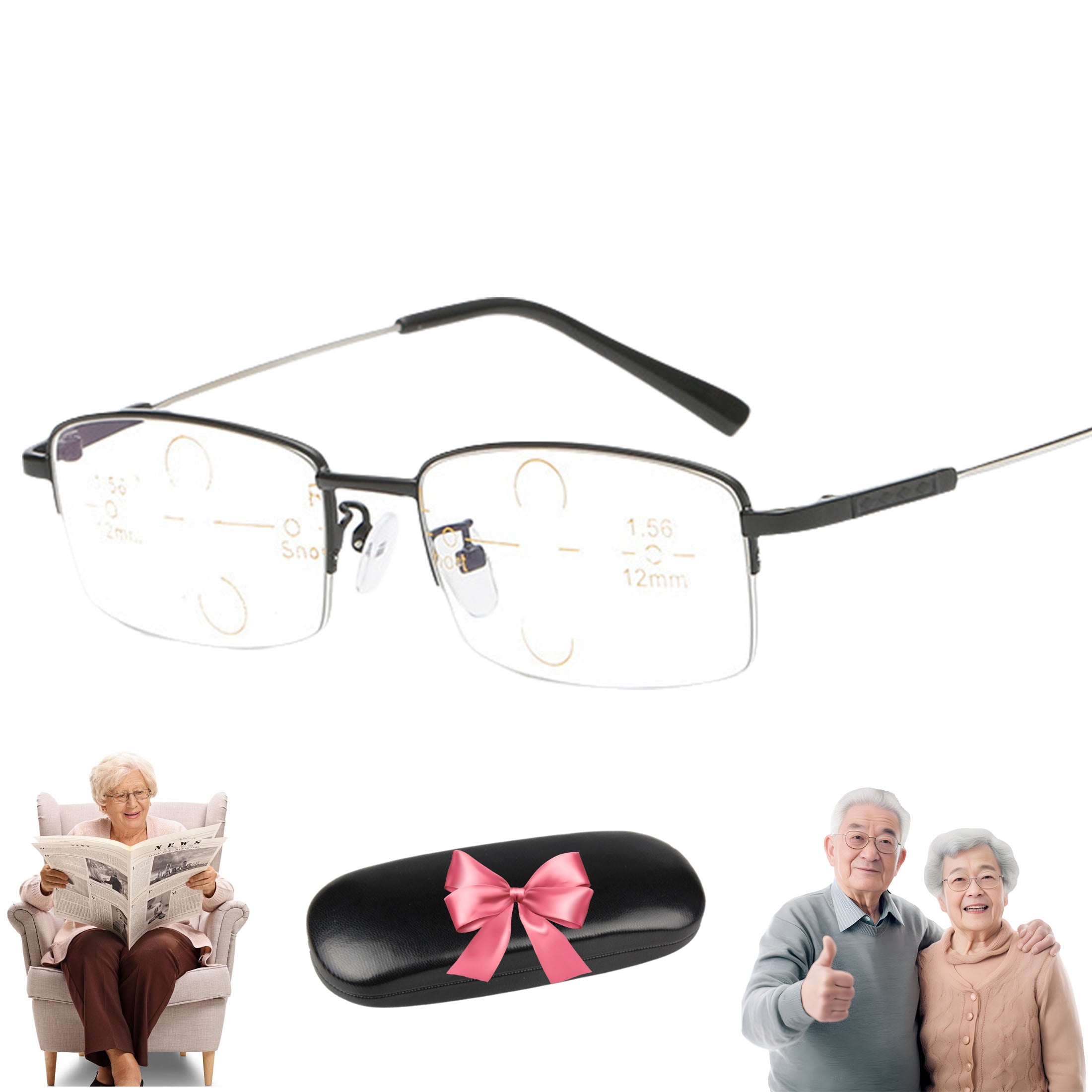 Fanyil Intellireaders, Intelligent Reading Glasses, Titanium ...