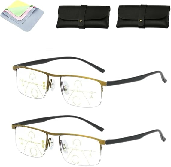 Fanyil Olygee Intellireaders Glasses, Titanium Progressive Far and near ...