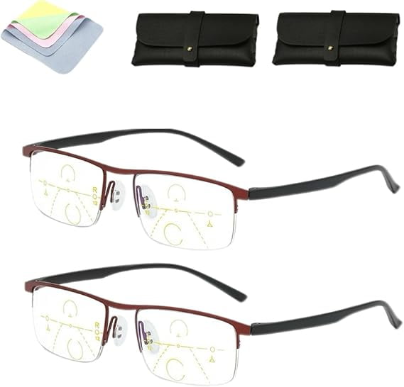 Fanyil Olygee Intellireaders Glasses, Titanium Progressive Far and near ...