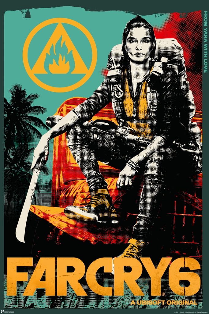 Far Cry 6 Poster Dani Female Character Video Game Gaming Gamer ...