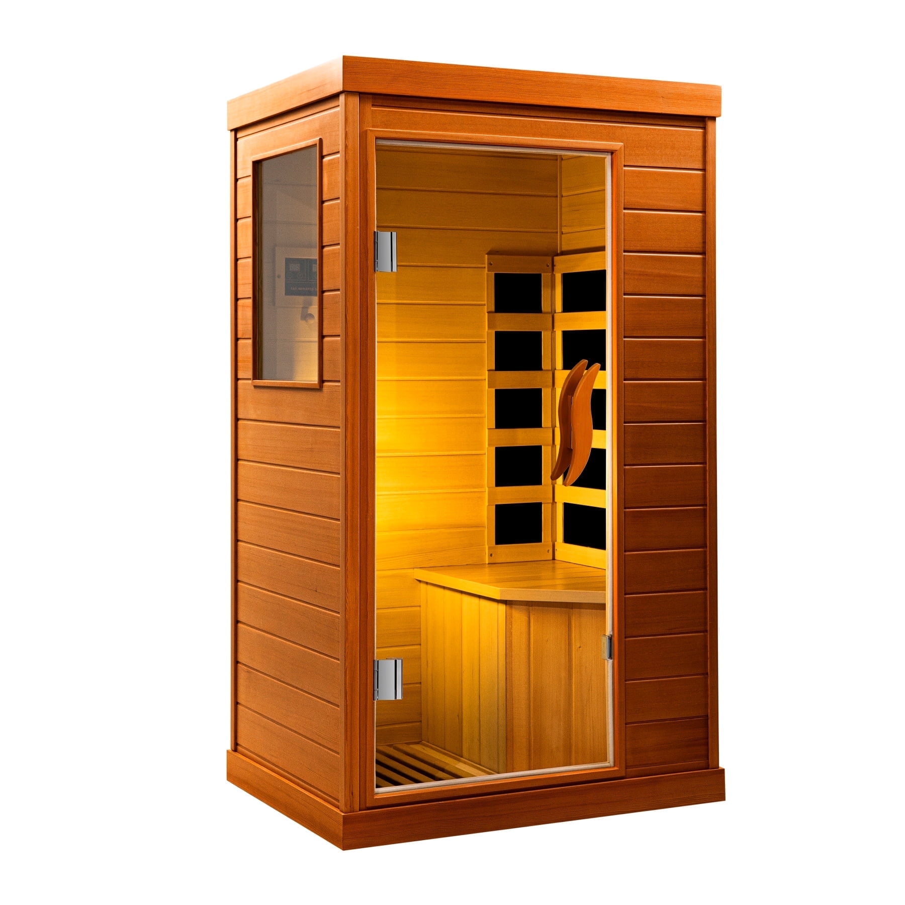 HomeMiYN Far Infrared Wood Sauna Box ,Traditional Sauna Room Indoor Home Spa Low-emf Dry Saunas ...