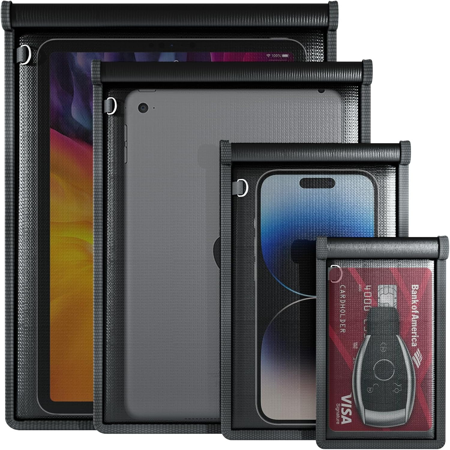 Faraday Bag Emp Proof - Faraday Pouch Key Fob Protector Faraday Bags ...