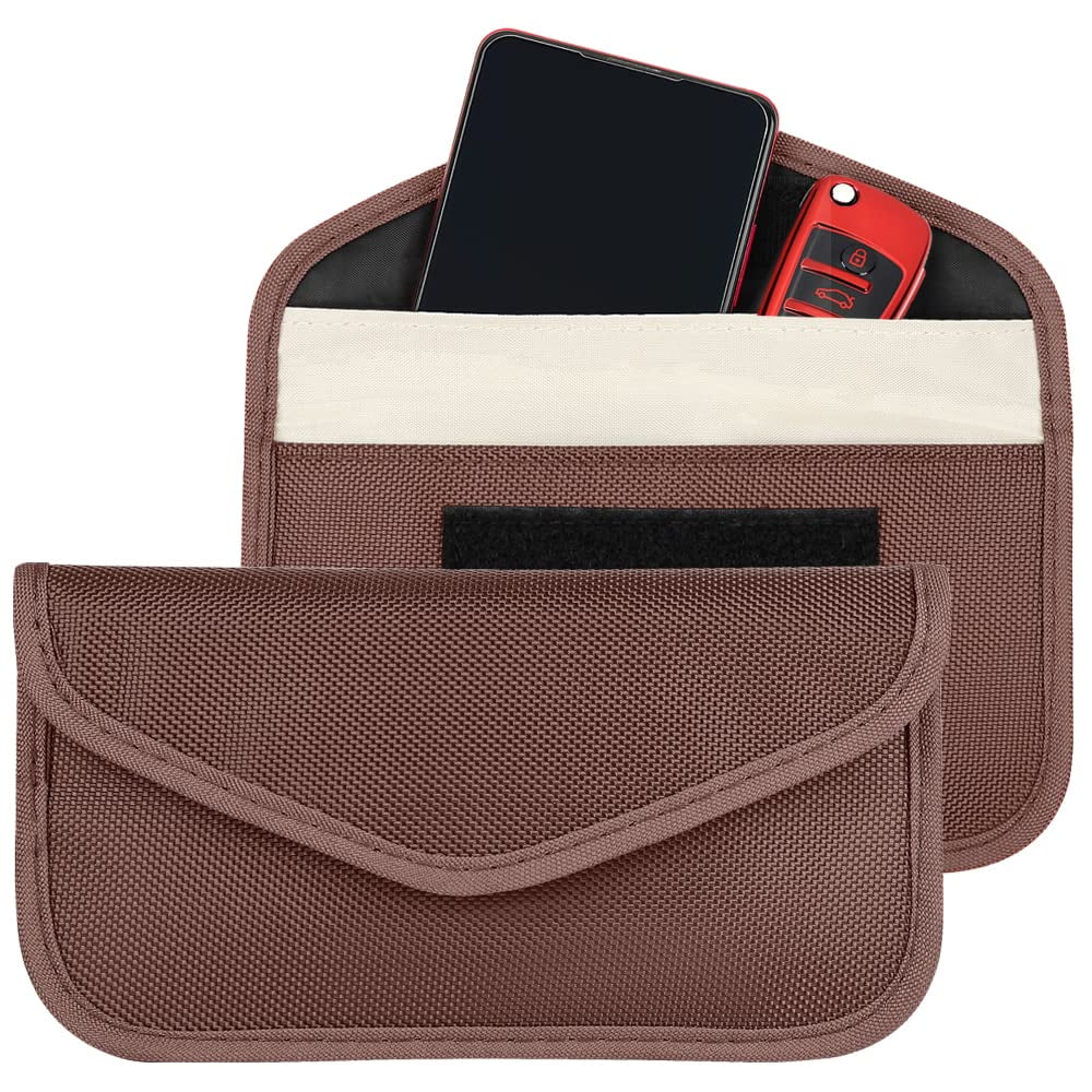 Faraday Bag for Phones(2 RRF12 Pack&Large), RFID Blocking Faraday Pouch ...