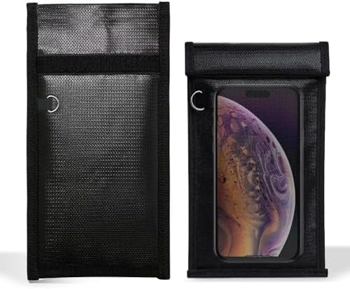 Faraday Bag Signal Blocker Bags 2-Pack - Military-Grade RFID Shielding ...