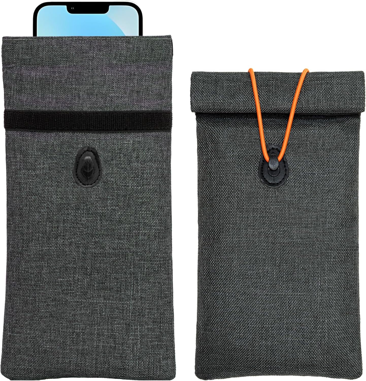Faraday Bags for Phones 2 Pack Go Dark Bags for Cell Phones, Signal ...