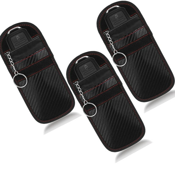 Scheam Faraday Pouch for Car Keys, Signal Blocker, 3 Pack, RFID, Anti ...