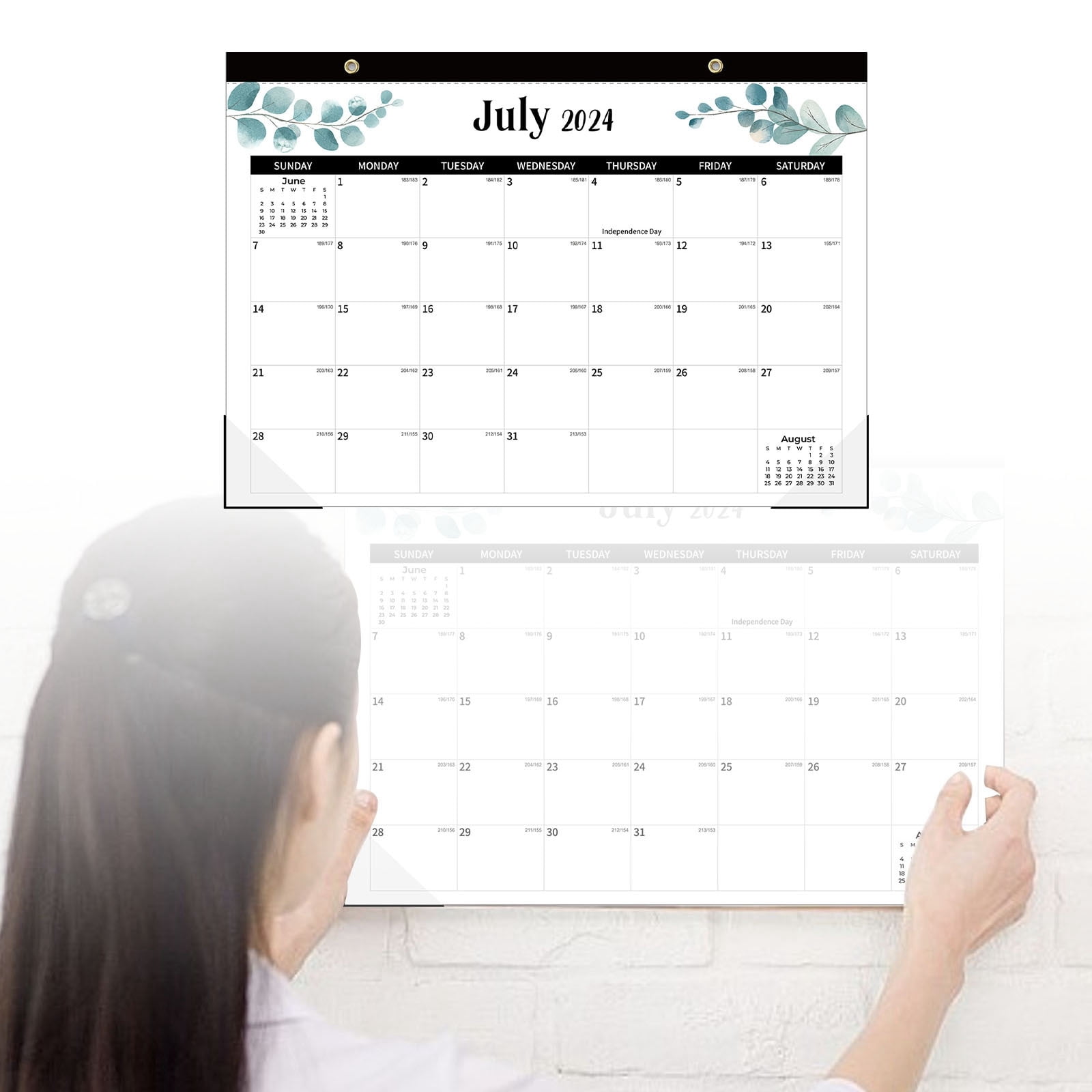 Faraee 2025 Wall Calendar for Mindful Living - July 2024 to December ...