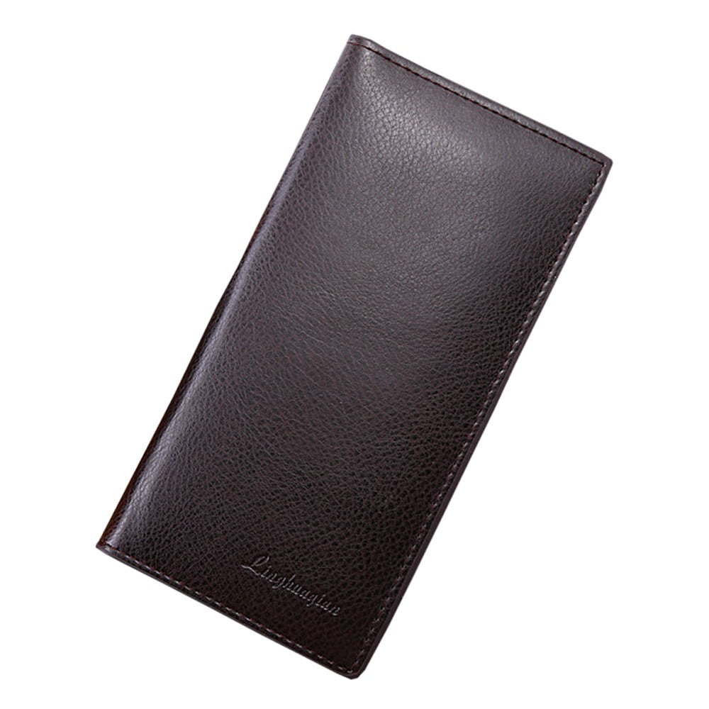 Faraee Men's Leather Long Wallet RFID Blocking Rodeo Checkbook Slim ...