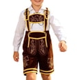 Faraee Toddler Boy German Lederhosen Costume 4t 5t 6t 7t Kids Bavarian ...