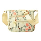 Faraee Women Floral Shoulder Handbag Multiple Pockets Crossbody Travel ...
