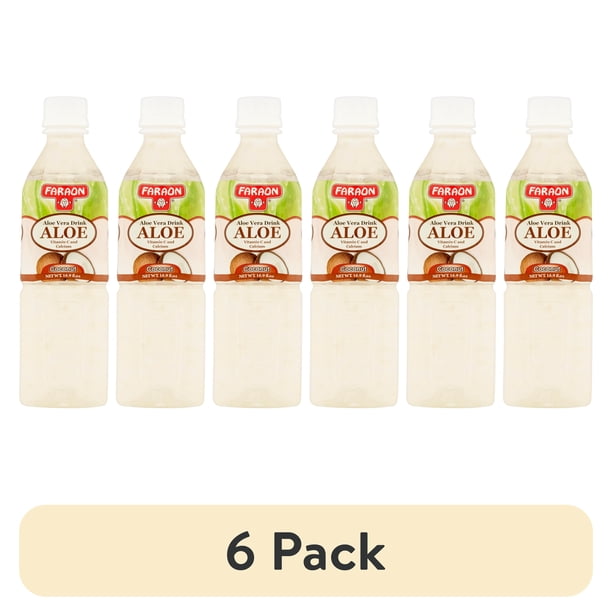 (6 pack) Faraon Coconut Aloe Vera Drink, 16.9 Fl Oz - Walmart Business ...