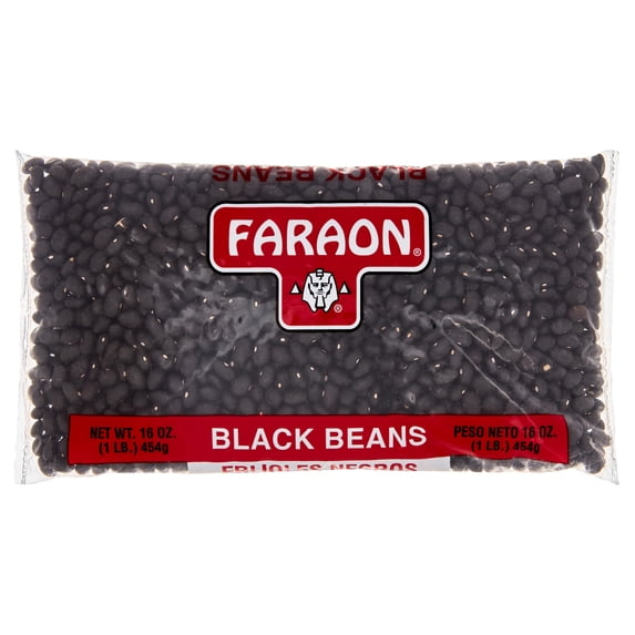 Faraon Dry Black Beans, 16 Oz - Walmart.com
