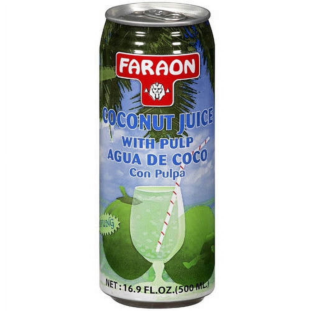 Faraon Young Coconut Juice with Pulp 16.9 fl. oz. - Walmart.com