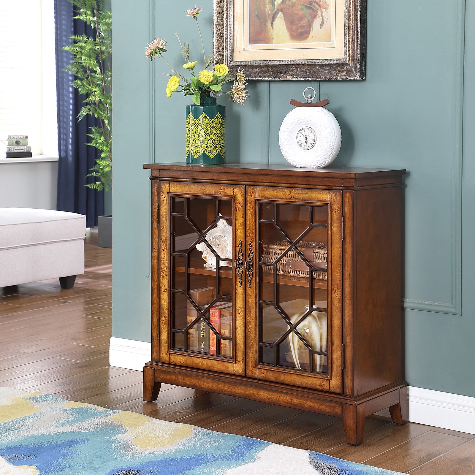 Farati Sideboard Buffet Serving Storage Cabinet Kitchen Living Room ...