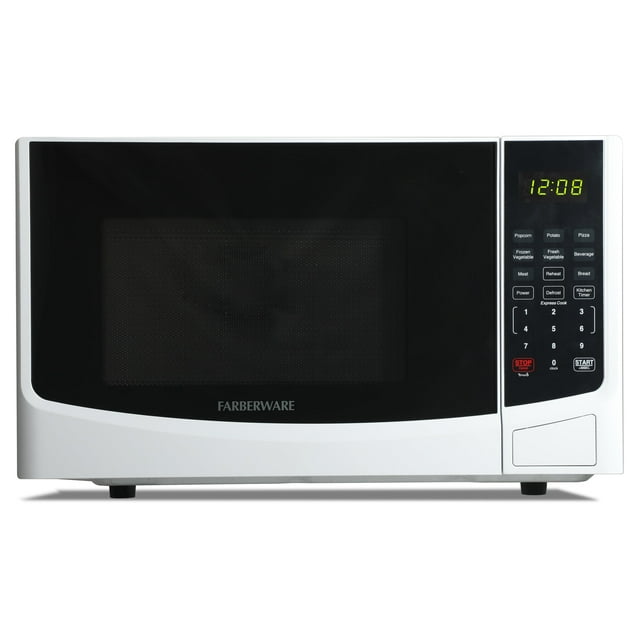 Farberware 0.9 Cu. Ft. Countertop Microwave Oven – 900W Power, Auto ...