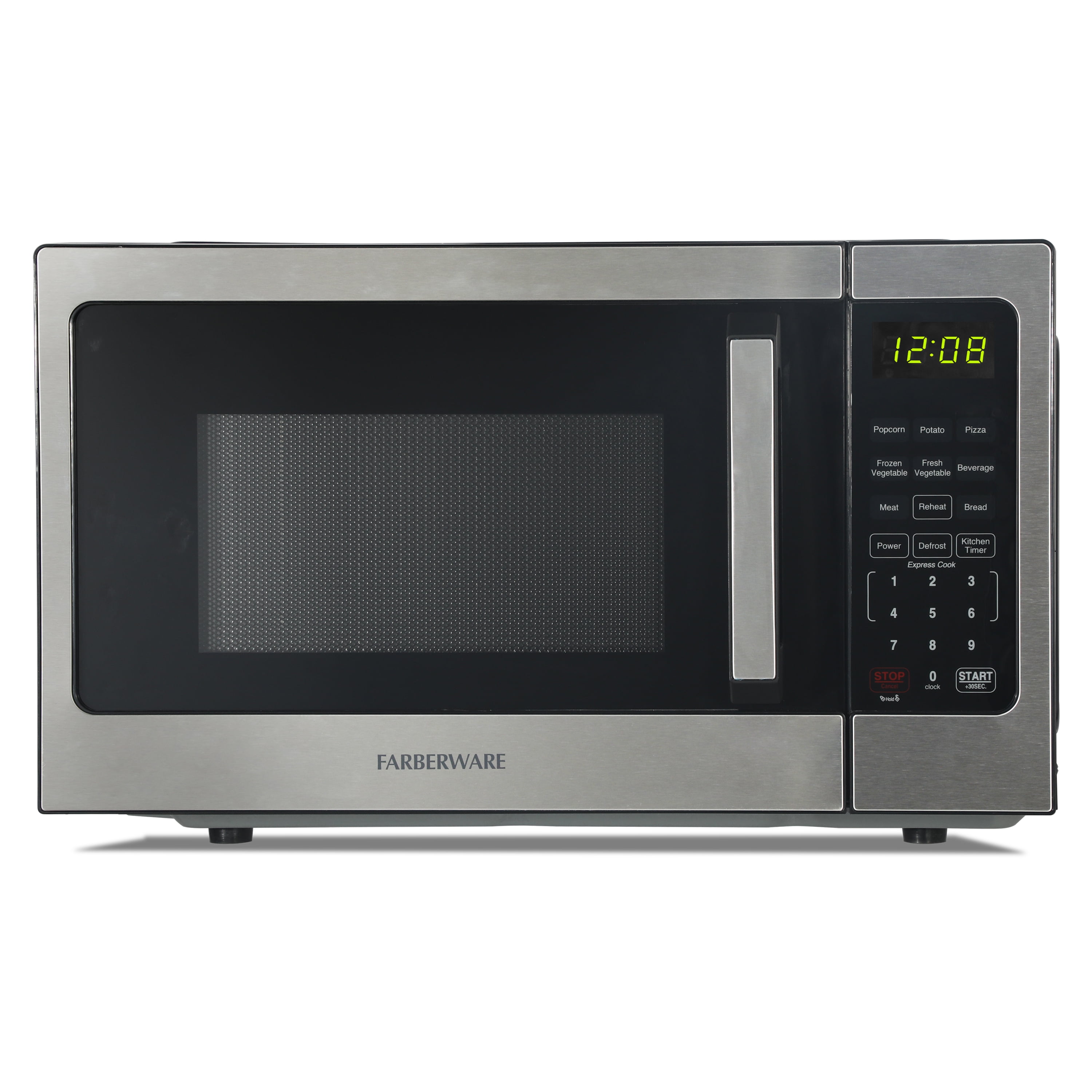 Farberware 0.9 cu. ft. Countertop Microwave Oven – 900W Power, Auto ...