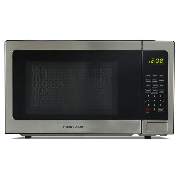 Farberware 1.1 Cu. Ft. Countertop Microwave Oven – 1000W Power, Auto ...
