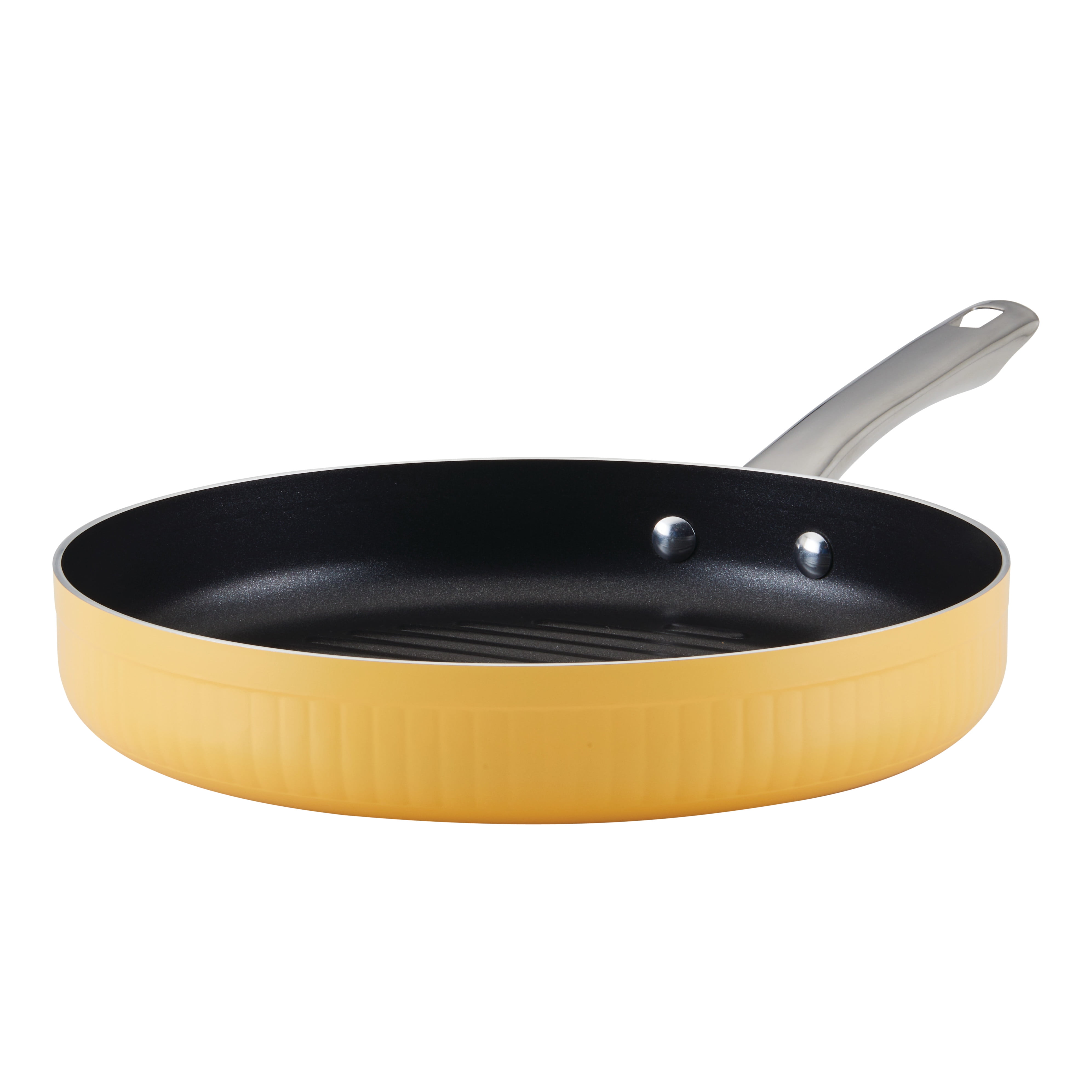 Farberware Style 11.25 Inch Nonstick Cookware Deep Round Grill Pan ...