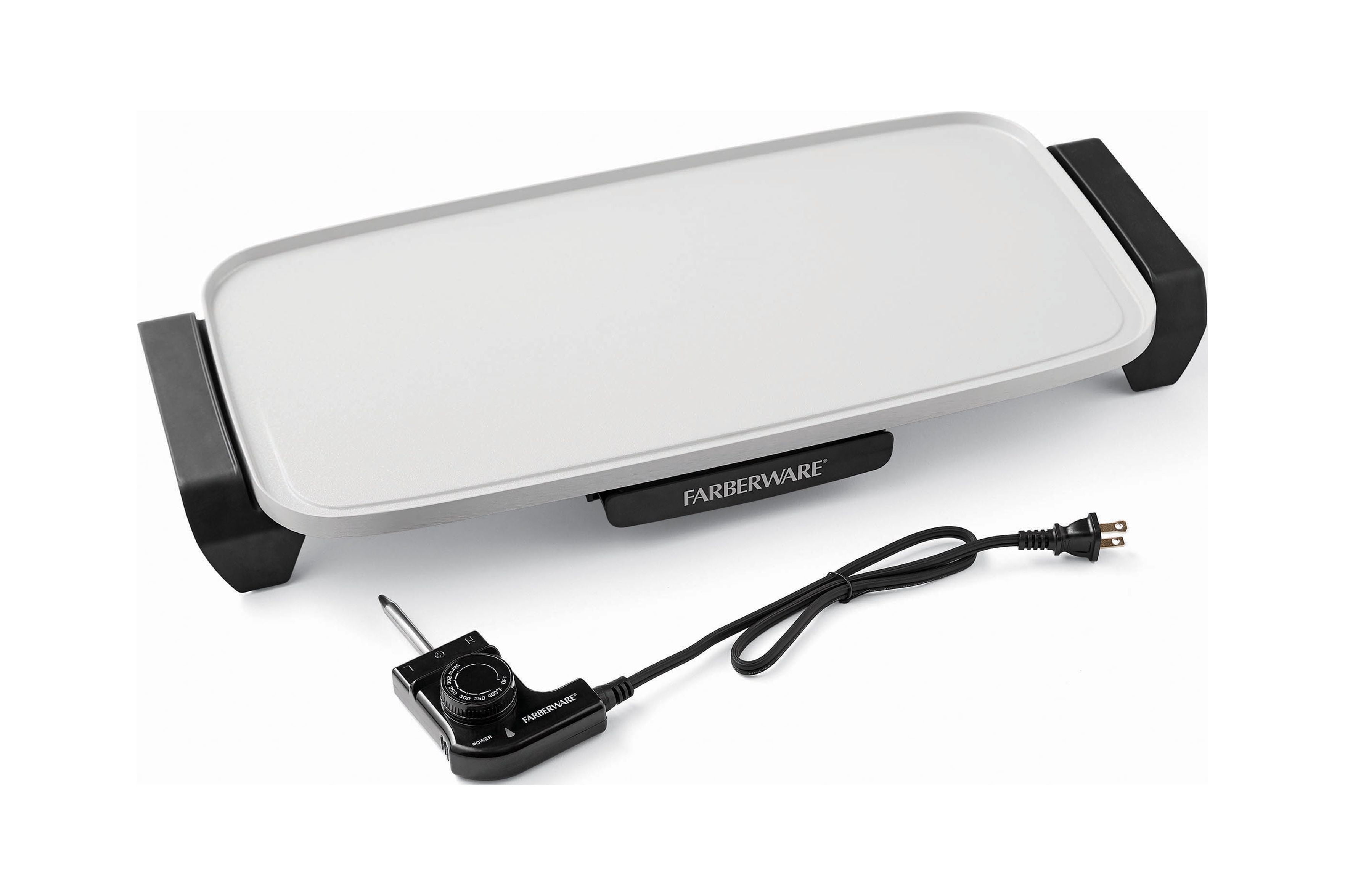 Farberware 20 in Electric Griddle - Ceramic Nonstick, Adjustable ...