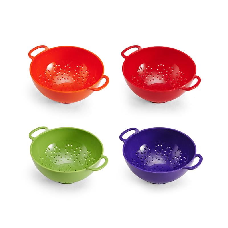 Farberware 6 inch Assorted Plastic Mini Colander, Dishwasher Safe and ...
