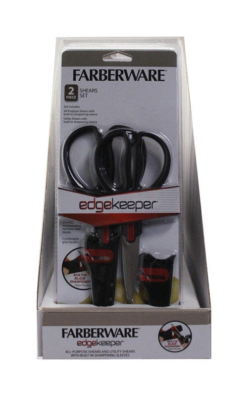 Farberware Edgekeeper Stainless Steel Scissors 4 pc - Walmart.com