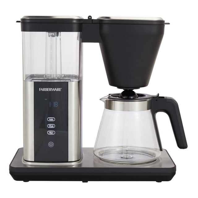 Farberware 9 Cup High Temperature Drip Coffee Maker, 1.35 Liter ...