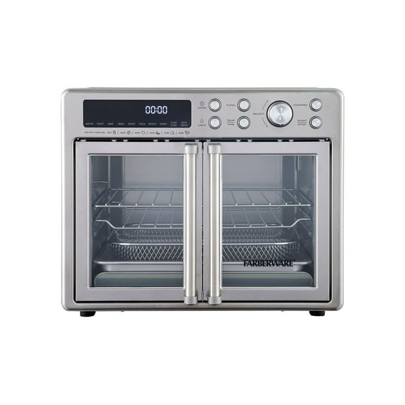 Farberware 25L 10-Function 6-Slice Toaster Oven with Air Fryer, French ...