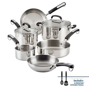 Farberware® Brilliance 10 pc Stainless Steel Cookware Set - Walmart.com