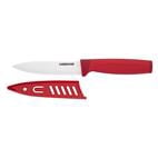 Farberware Ceramic 5-inch Utility Knife with Custom-Fit Blade Cover ...