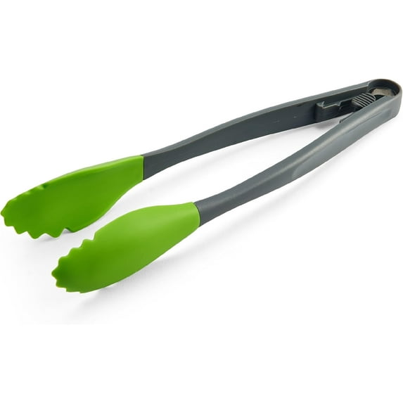Farberware Colourworks Nylon Tong – Bright Green, 12", Silicone Tips ...