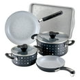 Farberware Disney Monochrome 7 Piece Nonstick Aluminum Pot and Pan Set ...