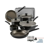 Mueller UltraClad Sapphire Pots and Pans Set Nonstick, 14 Piece ...