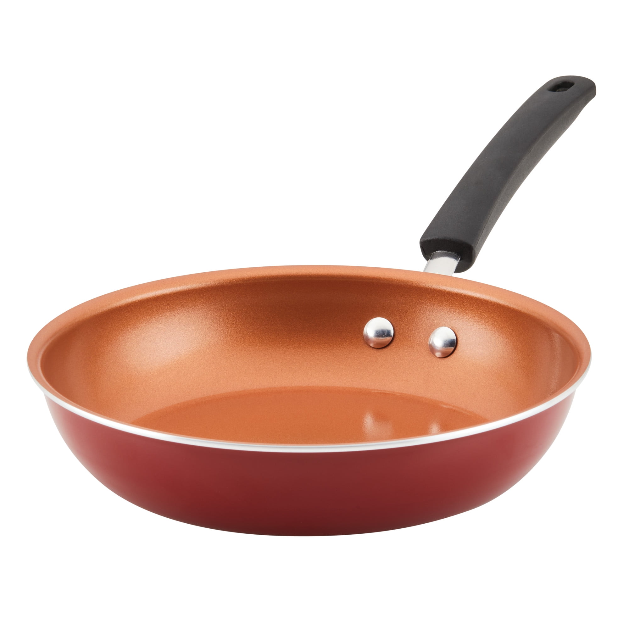 Farberware Easy Clean Pro 10" Ceramic Nonstick Frying Pan, Red ...
