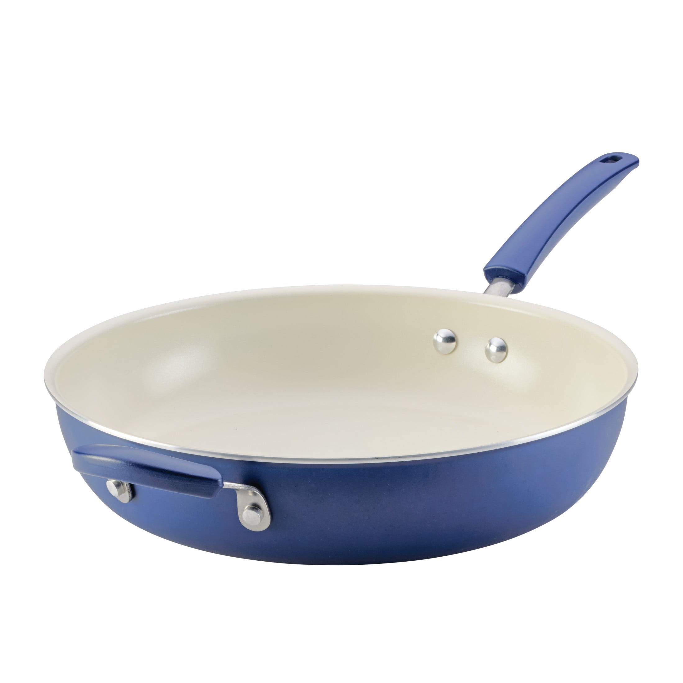 Farberware Ceramic Nonstick Frying Pan with Helper Handle, 12.5 Inch ...