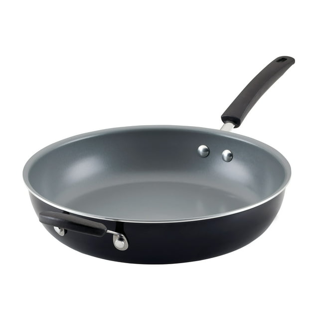 Farberware Easy Clean Pro Nonstick Frying Pan with Helper Handle, 12.5 ...