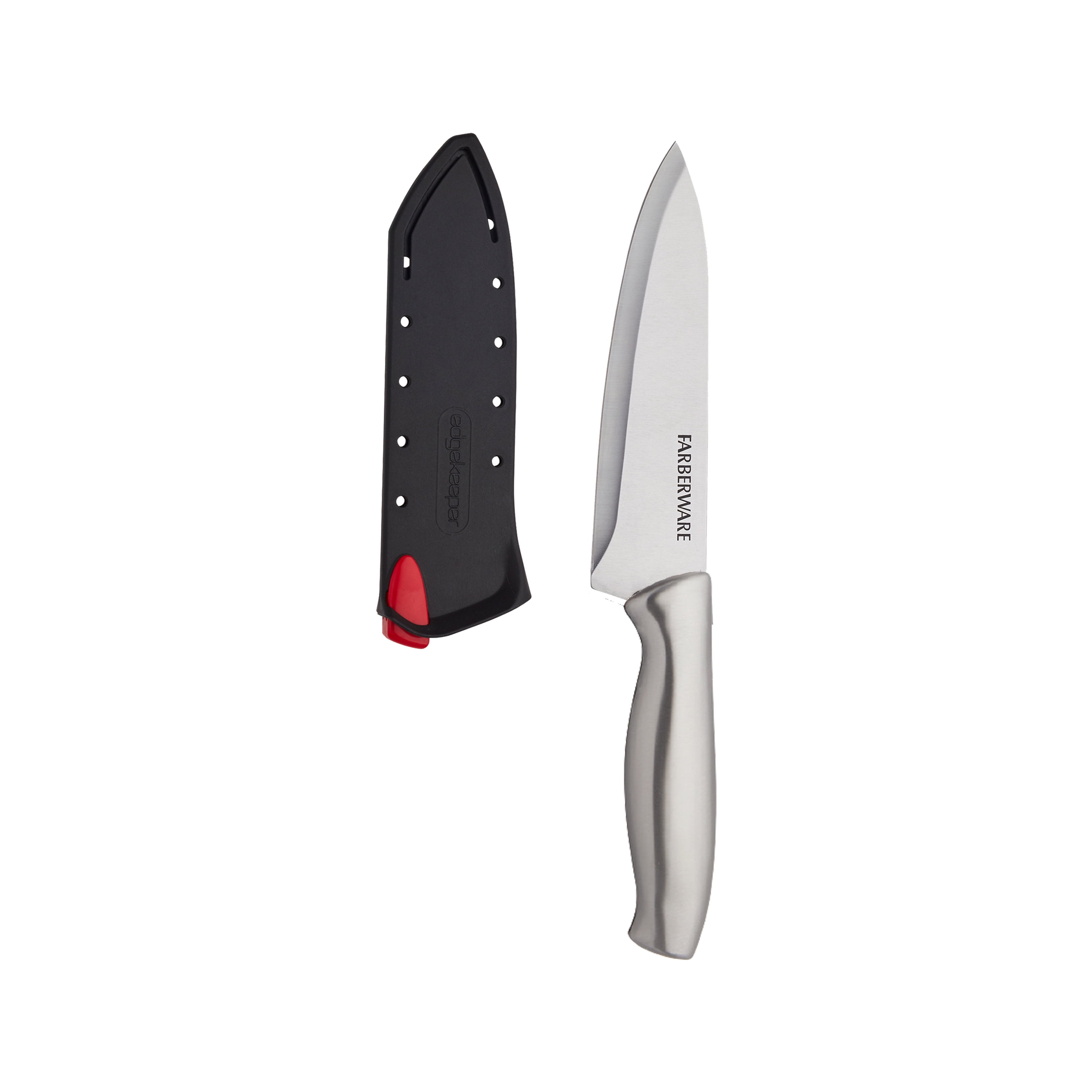 Farberware Edgekeeper 6-inch Stainless Steel Chef Knife with Edgekeeper ...