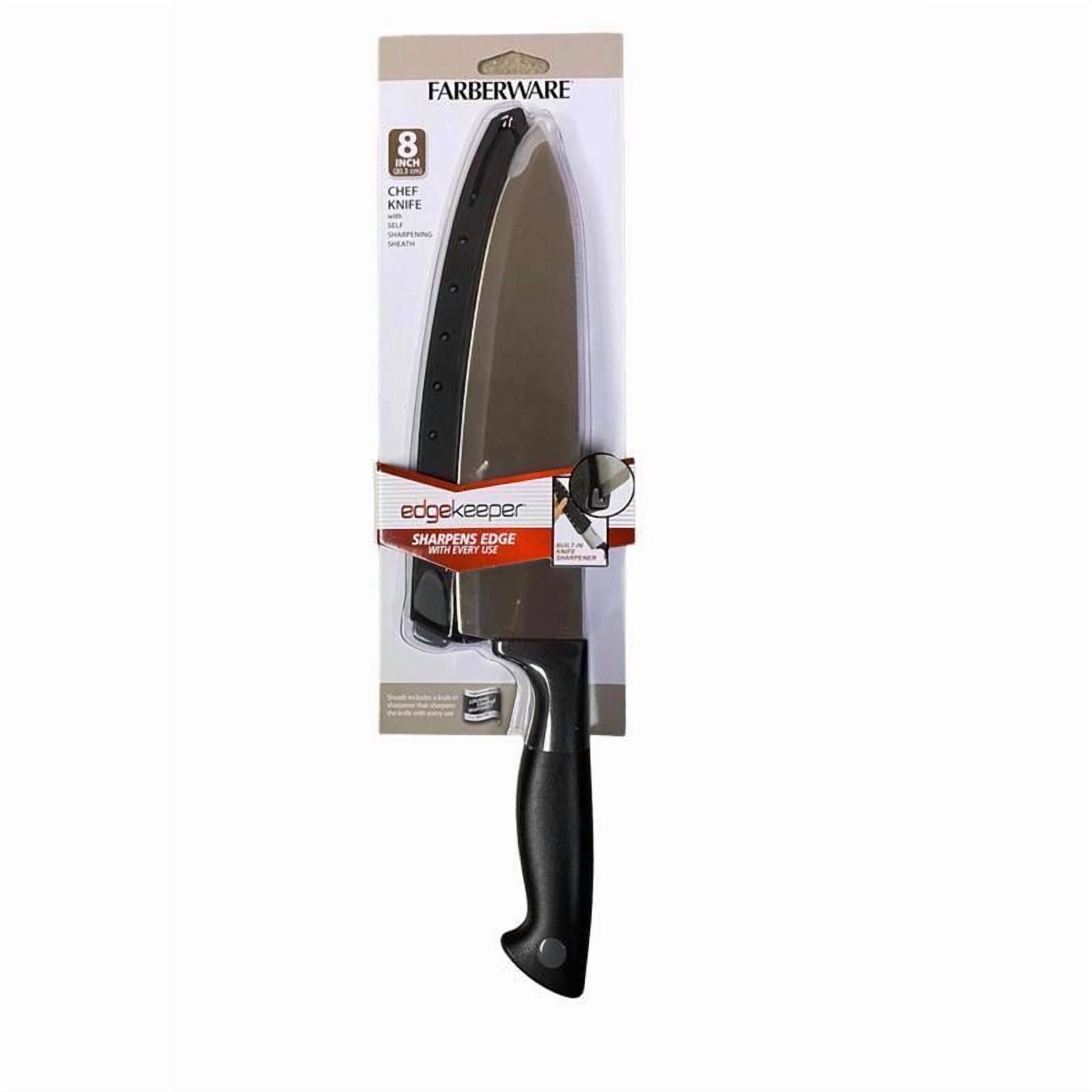 Farberware Edgekeeper 8 in. L Stainless Steel Chef's Knife 1 pc ...