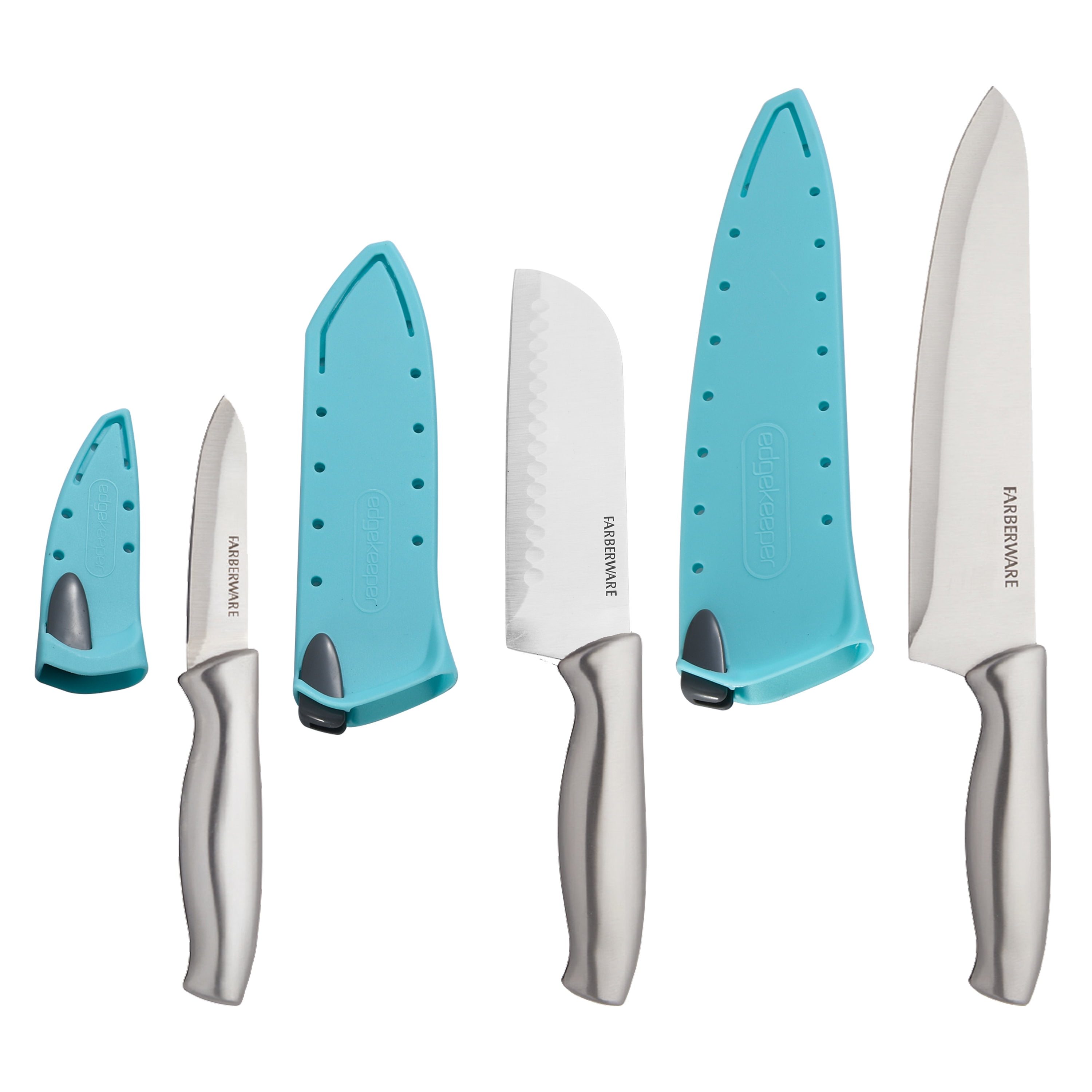 Farberware Edgekeeper Stainless Steel 6-piece Chef Set - Walmart.com