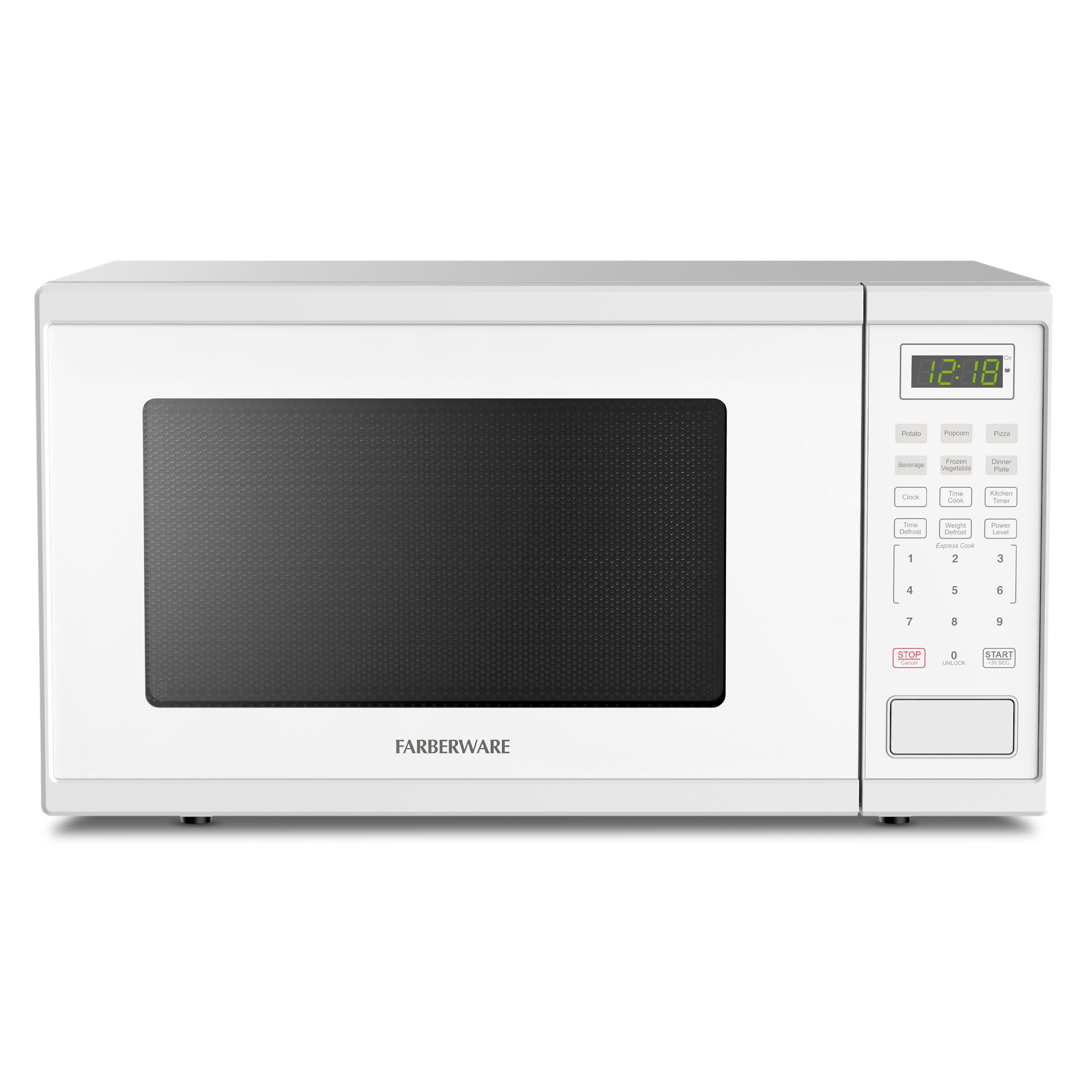 Farberware FMGZ11WHA 1.1 Cu. Ft. 1000-Watt Microwave Oven, White ...