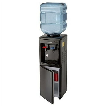 Frigidaire Water Cooler/Dispenser, Black - Hot and Cold Beverage ...
