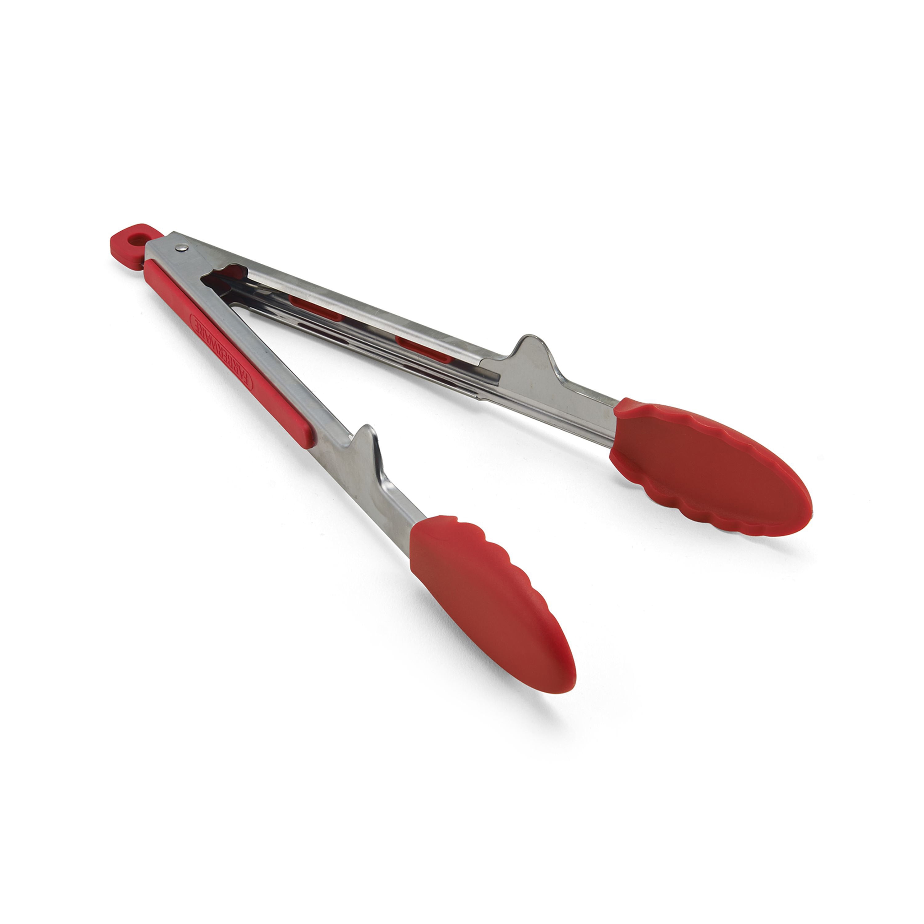 Farberware Healthy Eating Stainless Steel Tip Up Tongs, Red - Walmart.com