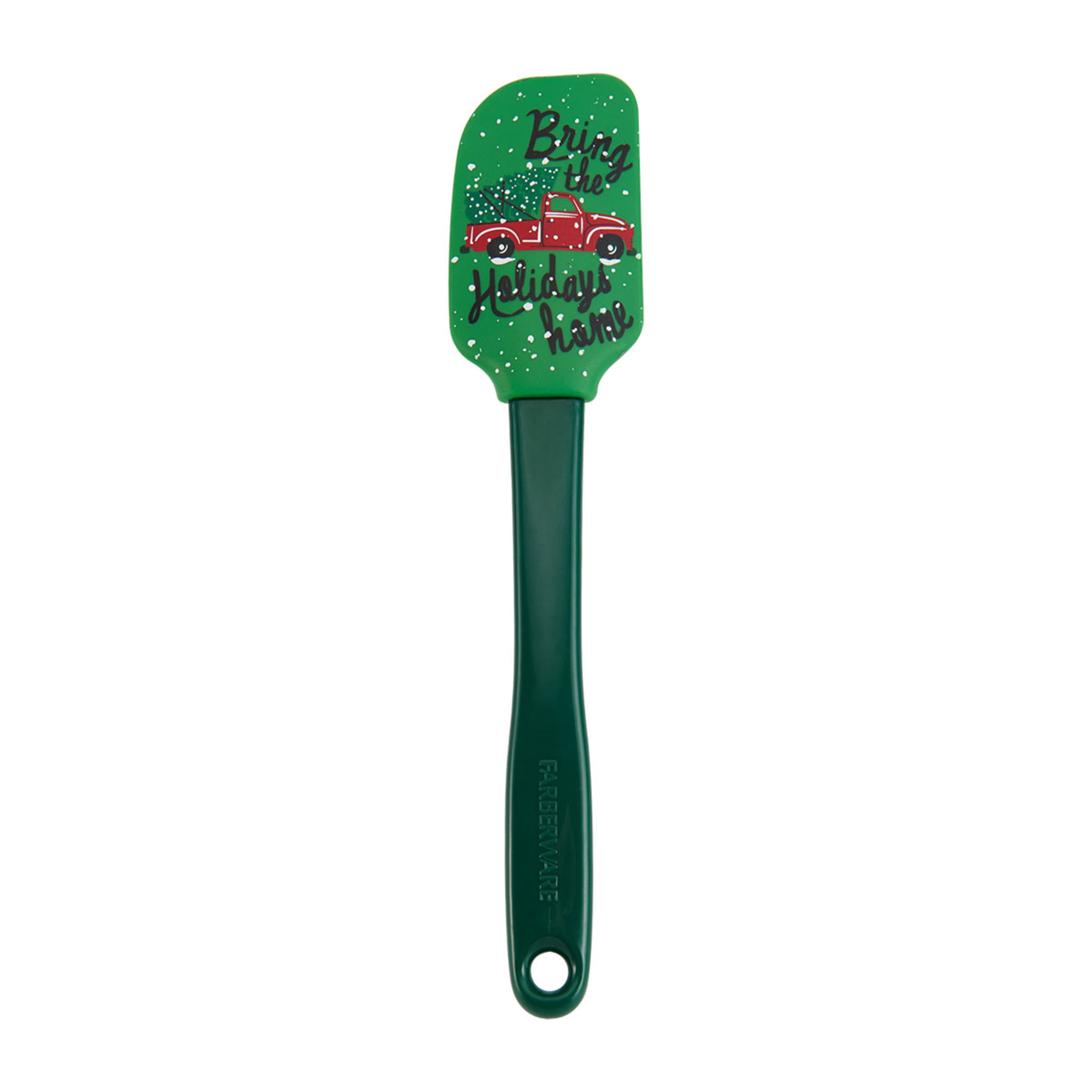 Farberware Holiday Red Truck Silicone Spatula for Baking and Cooking ...