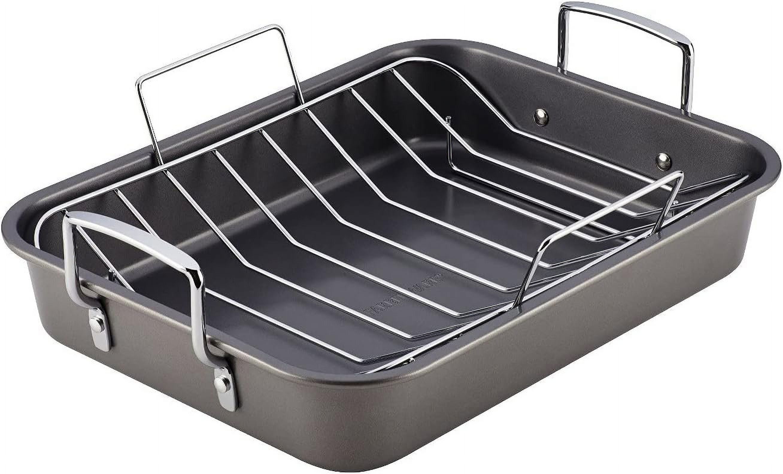 Farberware Nonstick Bakeware 12 x 16-Inch Roaster - Walmart.com