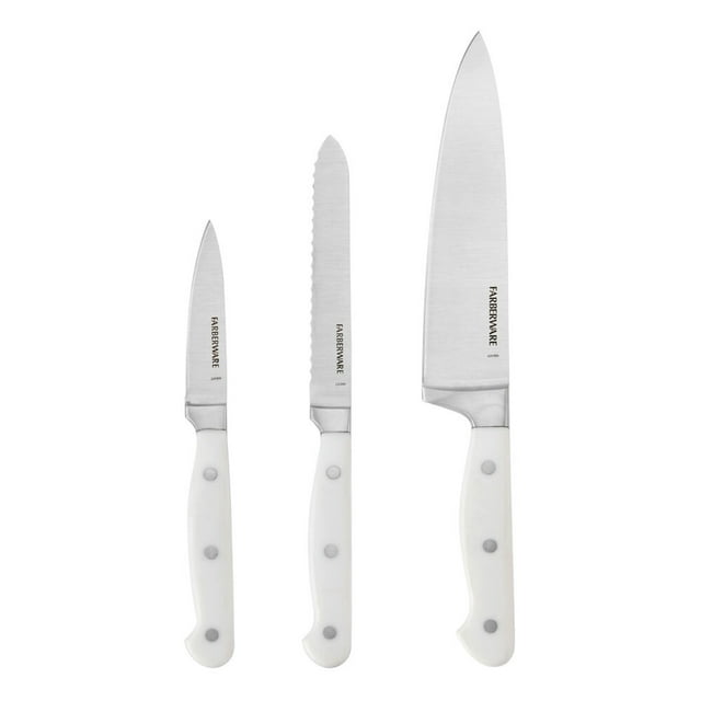 Farberware Professional 3-Piece Forged Triple Rivet Chef Knife Set ...