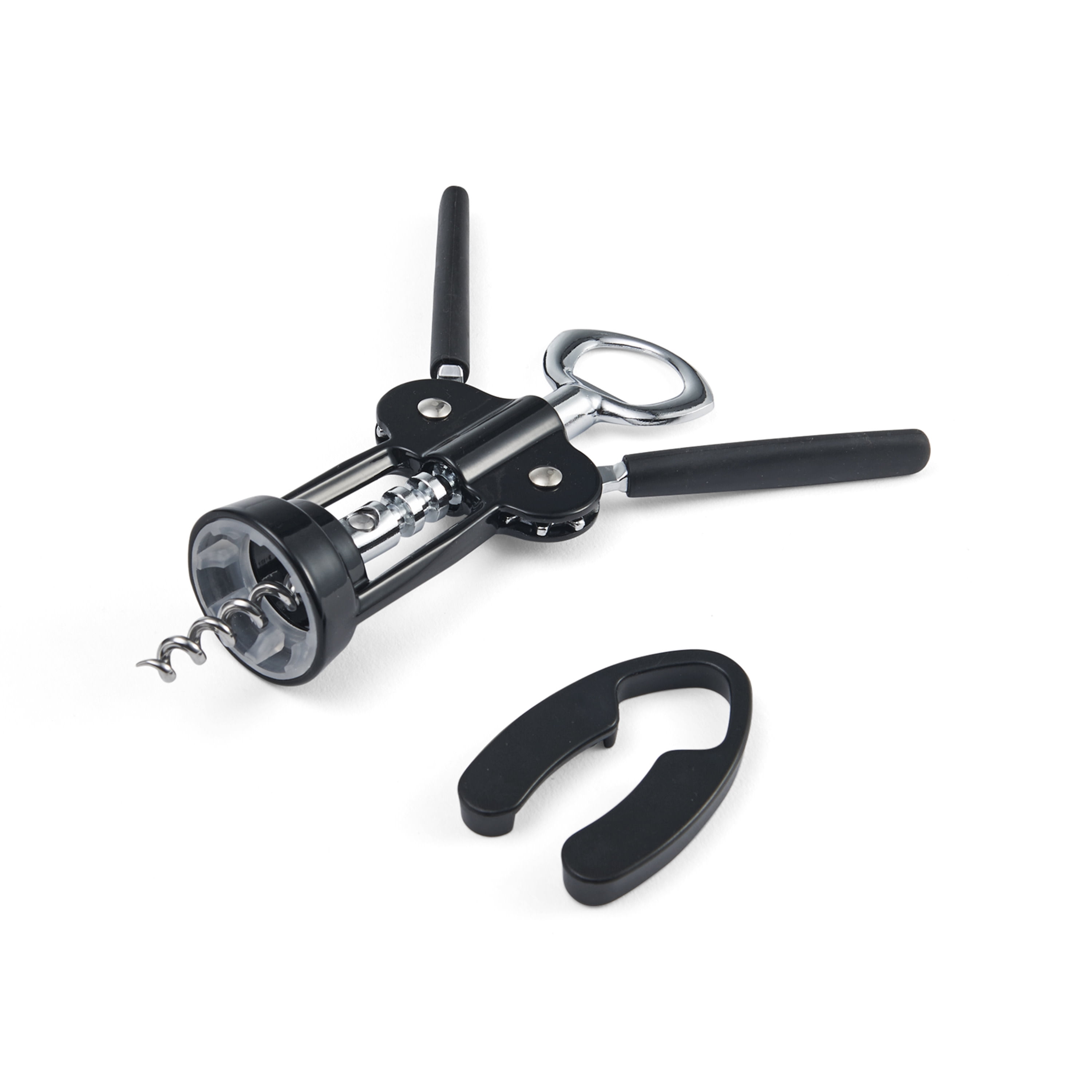 Farberware Professional Black Wing Corkscrew and Foil Cutter Set ...