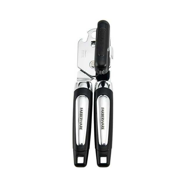 Farberware Professional Can Opener with Built in Bottle Opener in Black ...