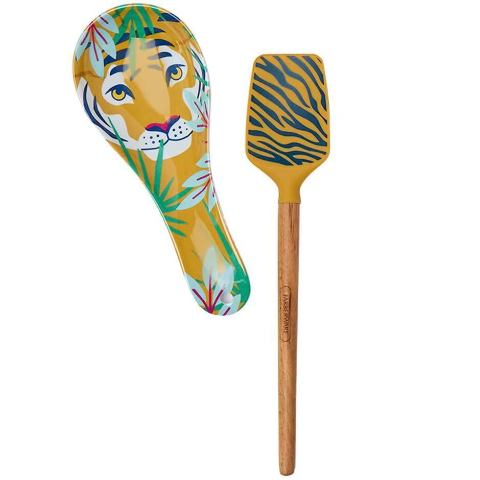 Farberware Spoon Rest and Spatula Set - Walmart.com