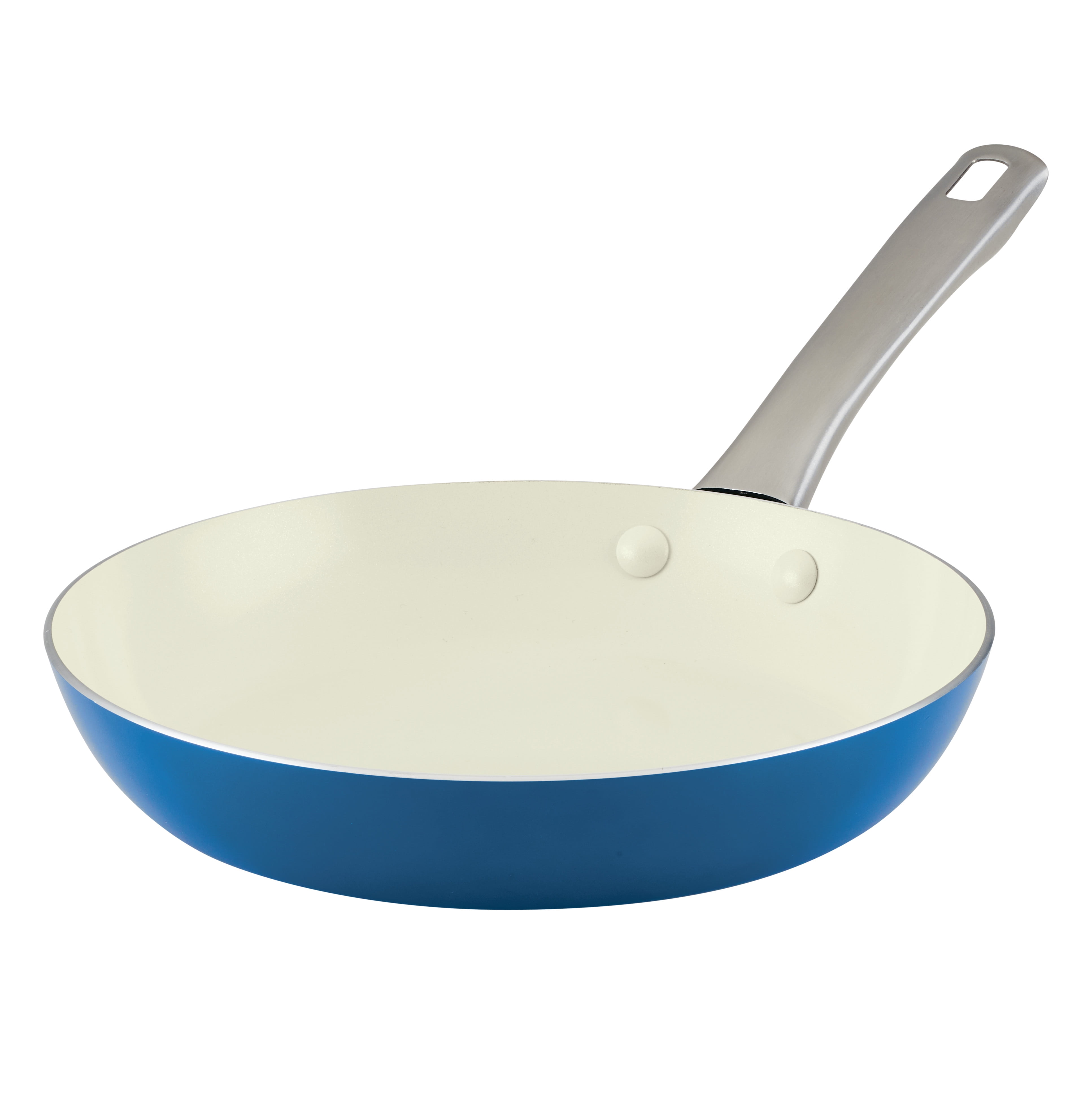NEW Farberware Vibrance 10 inch Ceramic Frying Pan, Blue - Walmart.com
