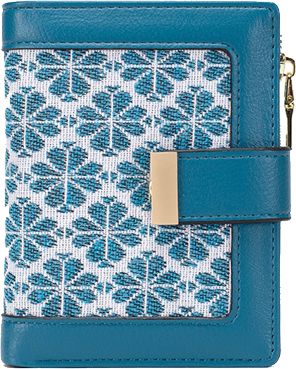 Farcauo Green RFID Blocking Wallet for Women Small Leather Coin Purse ...